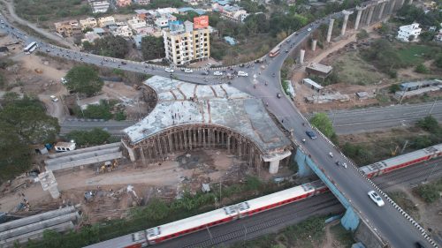 Largest Elevated Rotary Junction - India Book of Records