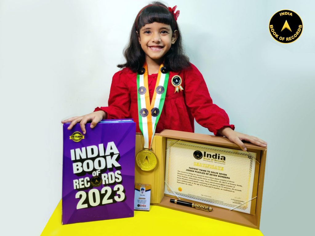 Fastest twins to solve seven jigsaw puzzles of Seven Wonders - India ...