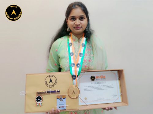 Kolapally Haritha Lekha - Appreciation - India Book of Records