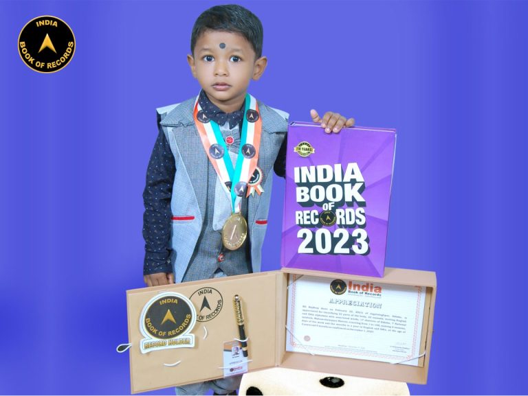 BG Rajdeep - Appreciation - India Book of Records