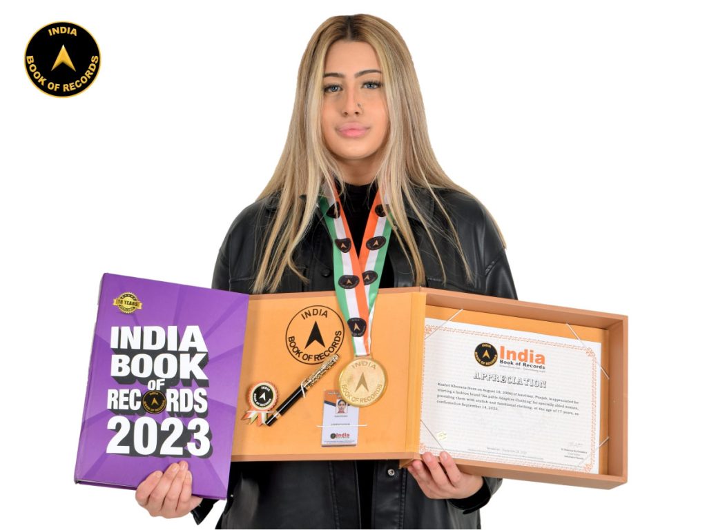 Kashvi Khurana - Appreciation - India Book of Records
