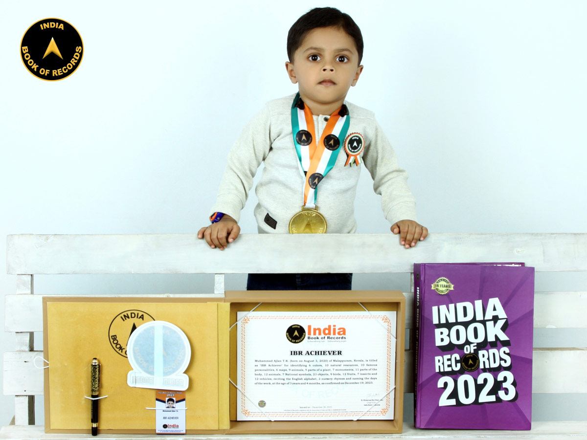 Muhammad Ajlan T.K. - IBR Achiever - India Book of Records