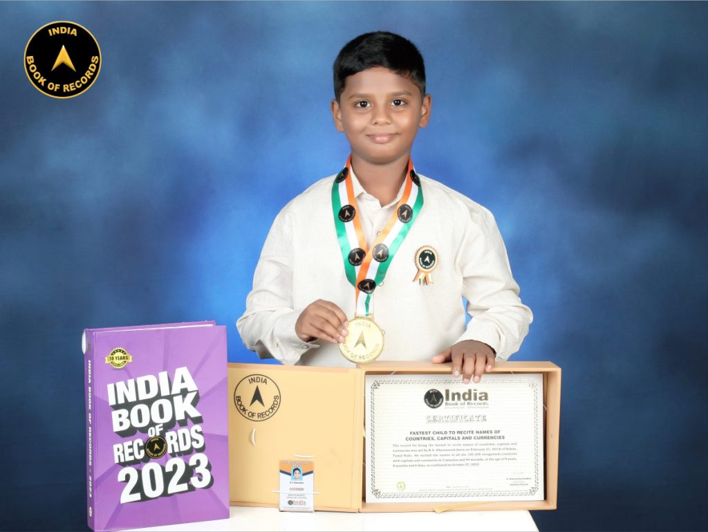 Fastest child to recite names of countries, capitals and currencies ...