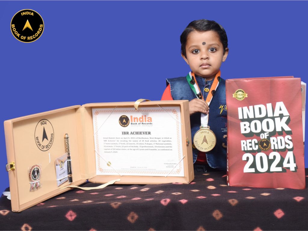 Arnab Rakshit - IBR Achiever - India Book of Records
