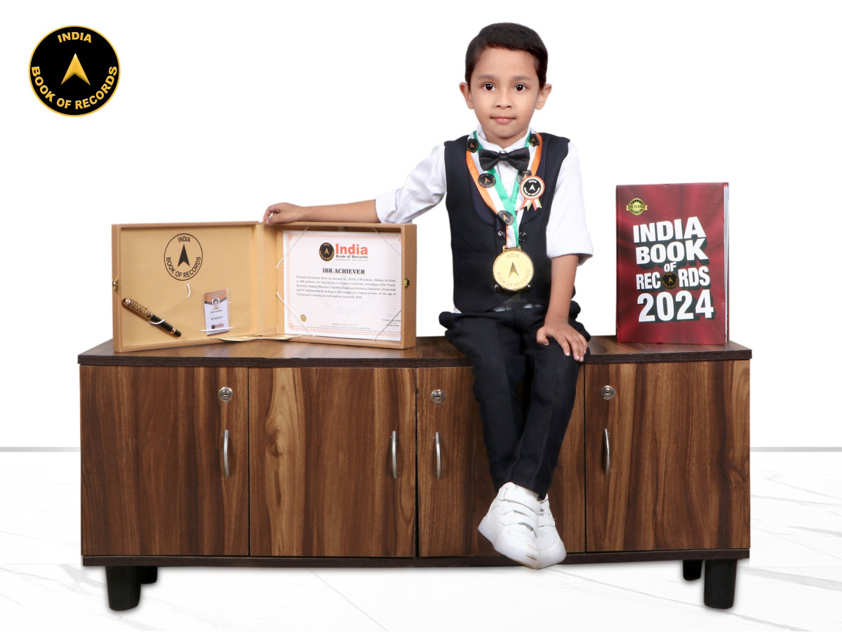Devansh Srichandan - IBR Achiever - India Book of Records