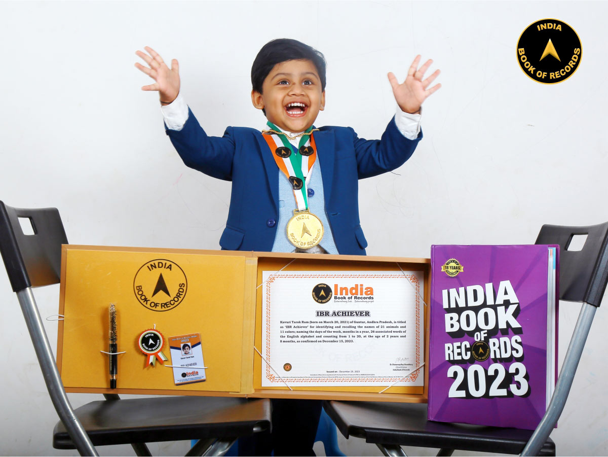 Kavuri Tarak Ram - IBR Achiever - India Book of Records