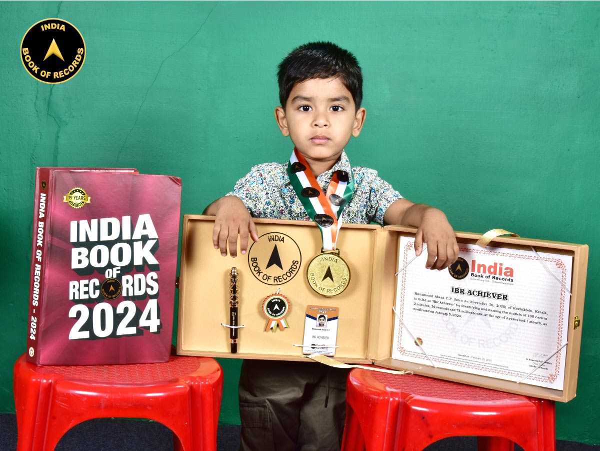 Muhammed Abaan C.P. - IBR Achiever - India Book of Records