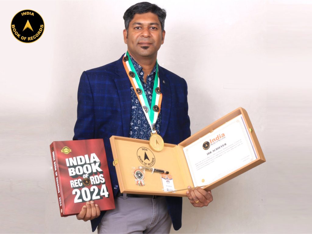 Ribin P.M. - IBR Achiever - India Book of Records