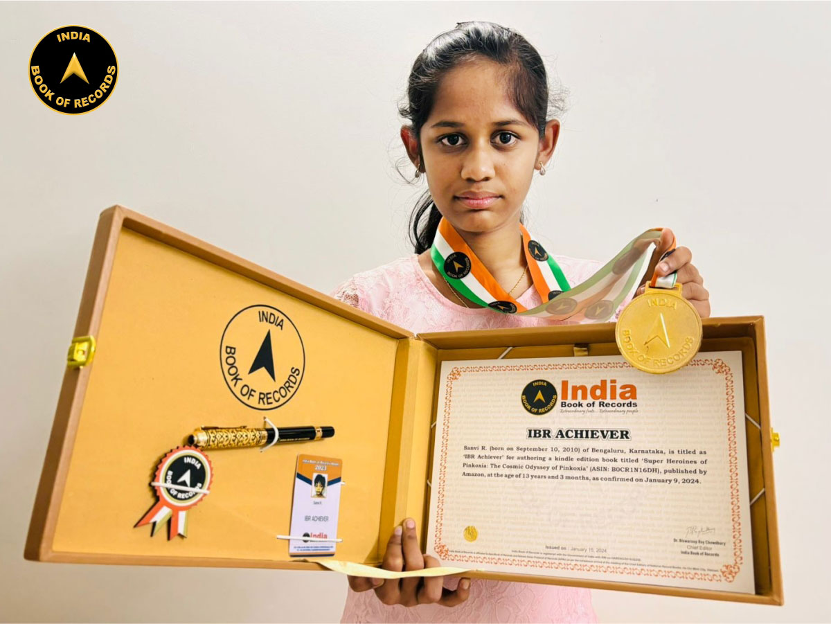 Sanvi R. - IBR Achiever - India Book of Records