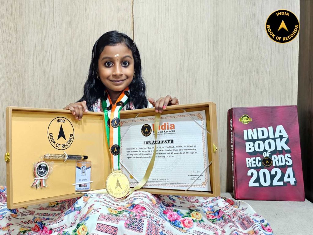 Sreebhadra S - IBR Achiever - India Book of Records