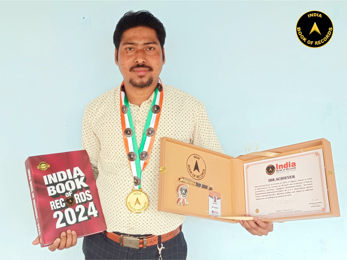 Subal Devnath - IBR Achiever - India Book of Records