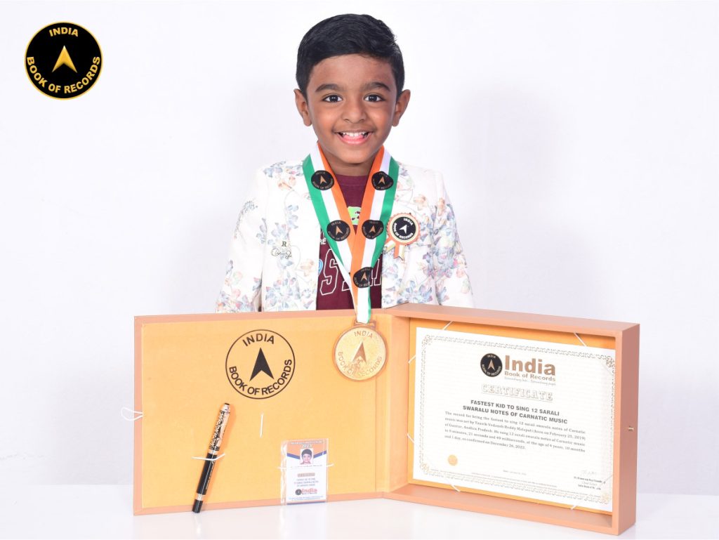 Fastest kid to sing 12 sarali swaralu notes of Carnatic music - India ...