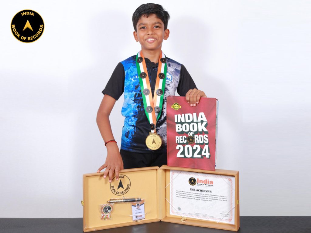 Ananthu Krishna M. - IBR Achiever - India Book of Records
