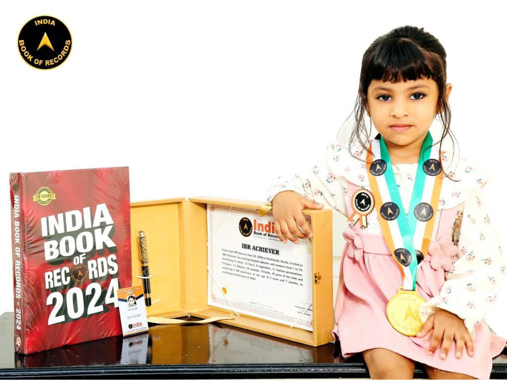 Fezlin Ayat MP - IBR Achiever - India Book of Records