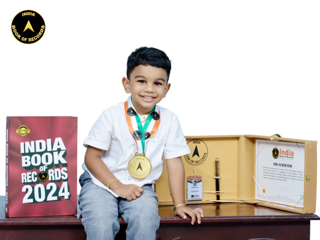 Hanvith Asha Anoop - IBR Achiever - India Book of Records