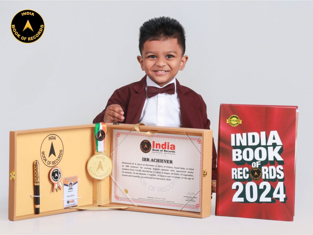 Rishwanth M. S. - IBR Achiever - India Book of Records