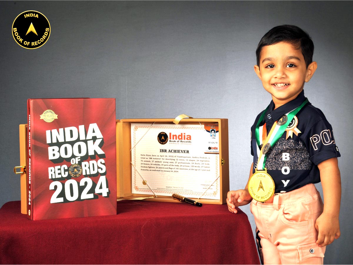 Sistla Riyan - IBR Achiever - India Book of Records