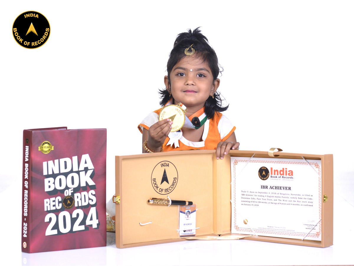Thulir V. - IBR Achiever - India Book of Records