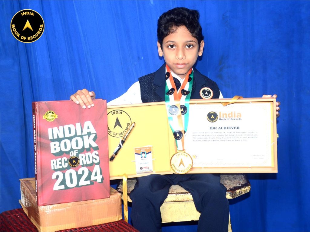 Aniket Saraf - IBR Achiever - India Book of Records