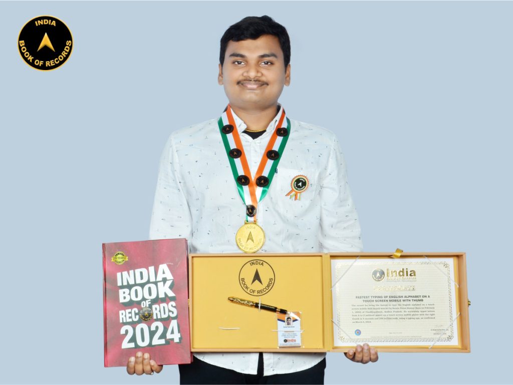 Fastest typing of English alphabet on a touch screen mobile with thumb ...