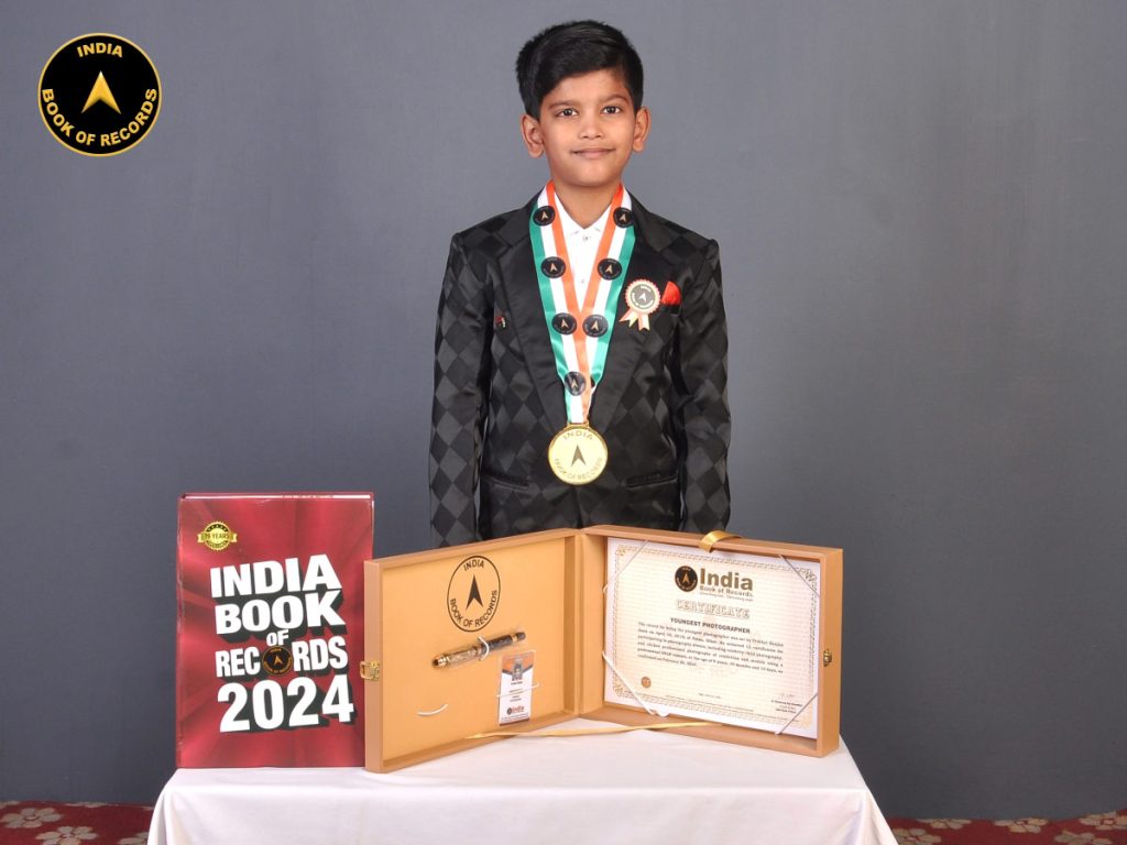Youngest photographer - India Book of Records