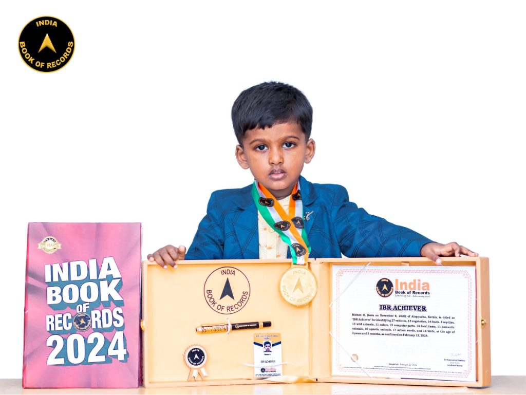 Rishan R. - IBR Achiever - India Book of Records