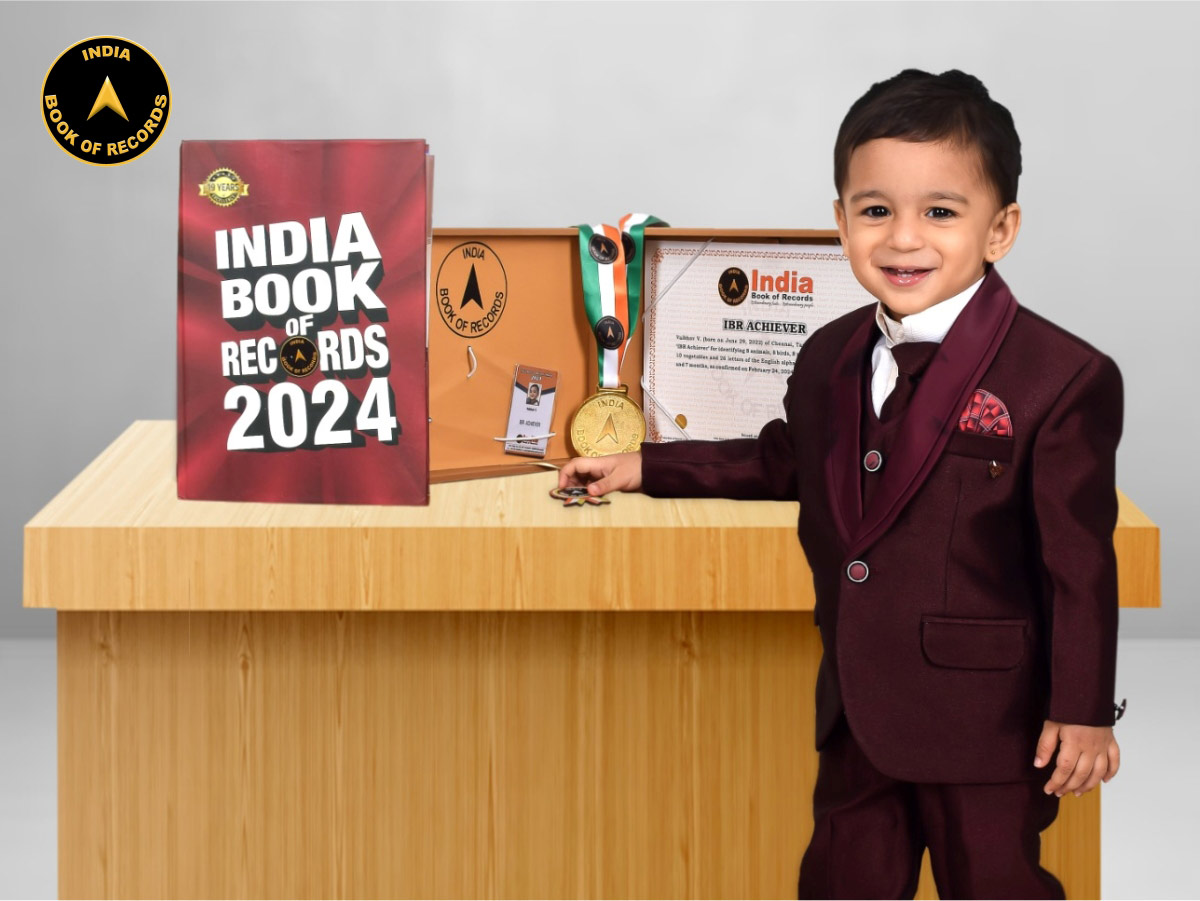 Vaibhav V. - IBR Achiever - India Book of Records Vaibhav V. - IBR Achiever - India Book of Records