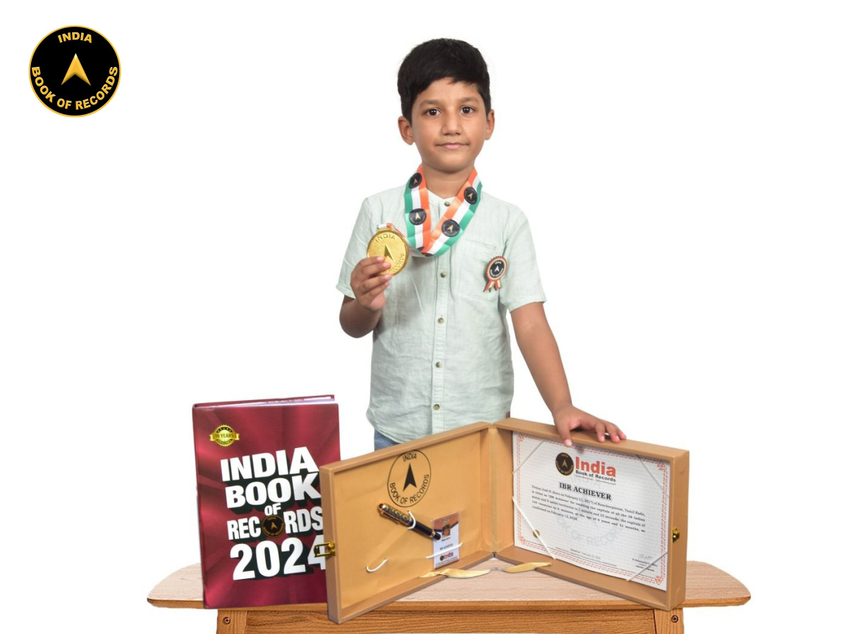 Vivyan Josh N. - IBR Achiever - India Book of Records