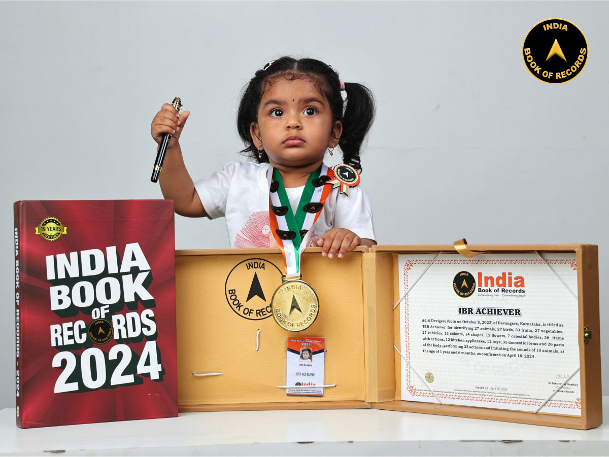 Aditi Devigere - IBR Achiever - India Book of Records