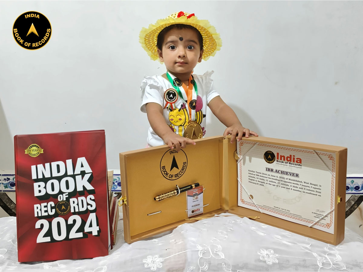 Ameliya Tasrin - IBR Achiever - India Book of Records