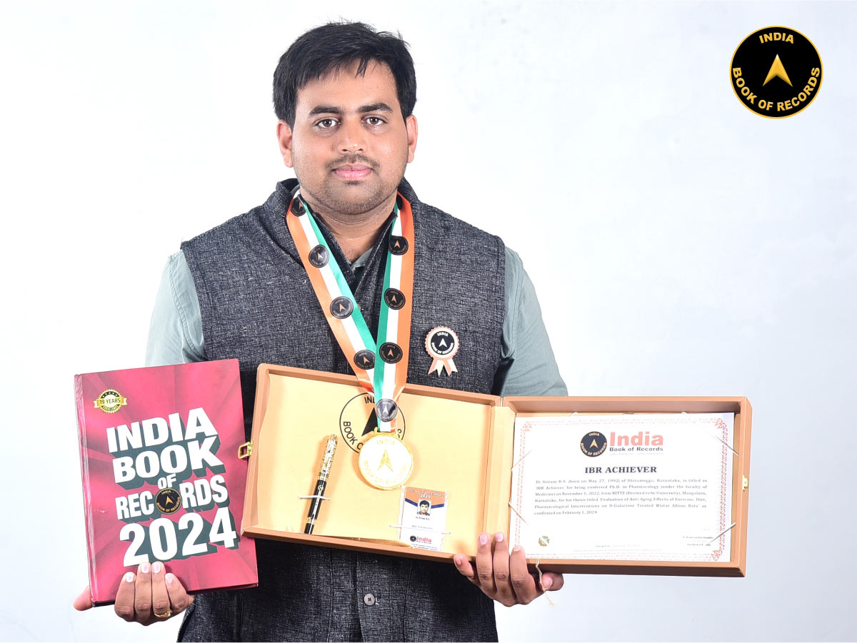 Dr Sriram B.S. - IBR Achiever - India Book of Records