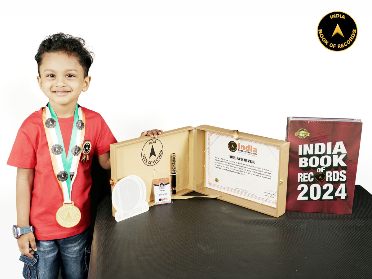 Gayan Libin - IBR Achiever - India Book of Records