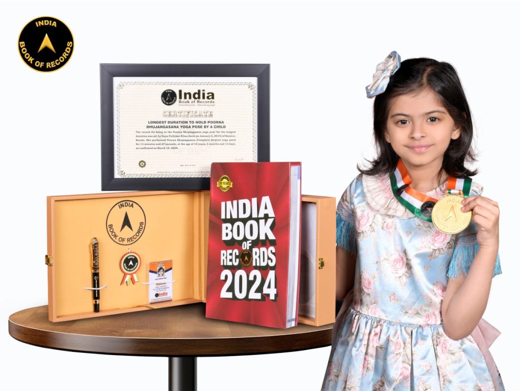 Longest duration to hold Poorna Bhujangasana yoga pose by a child ...