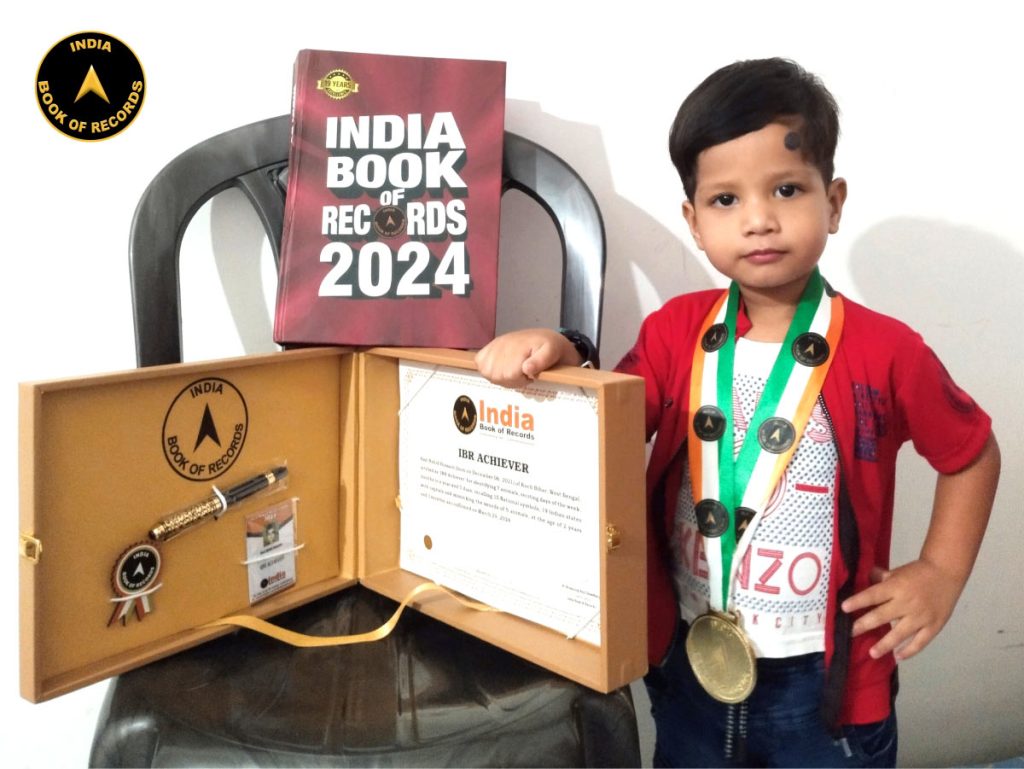 Kazi Nahid Hossain - IBR Achiever - India Book of Records