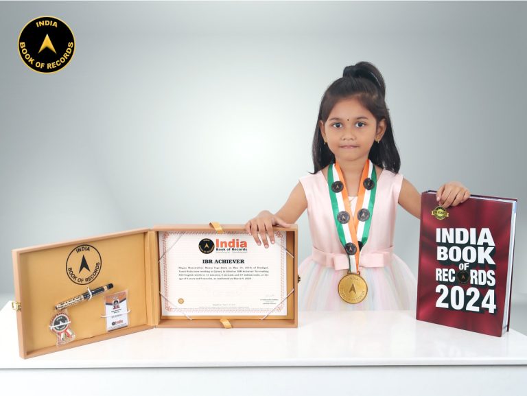 Megna Musuwathee Manoj Yogi - IBR Achiever - India Book of Records