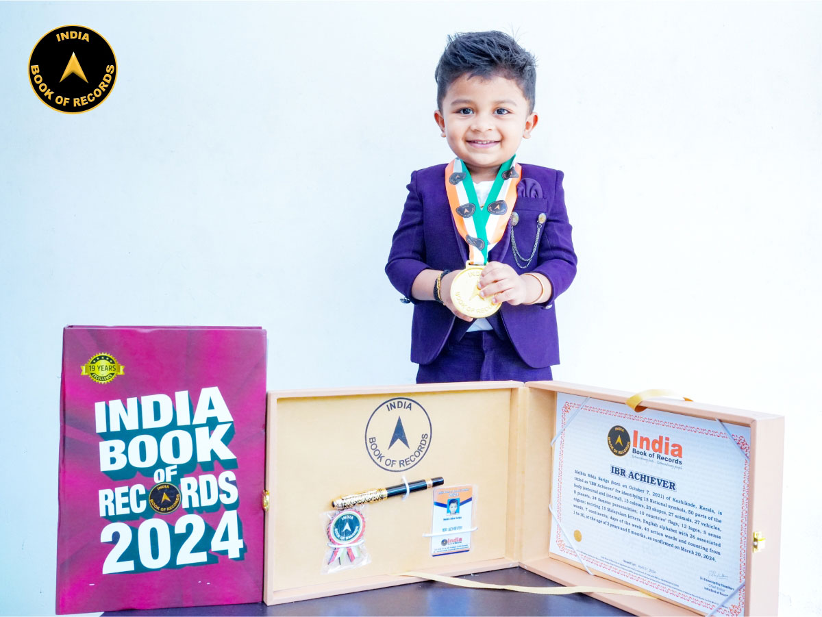 Melbin Sibin Sariga - IBR Achiever - India Book of Records