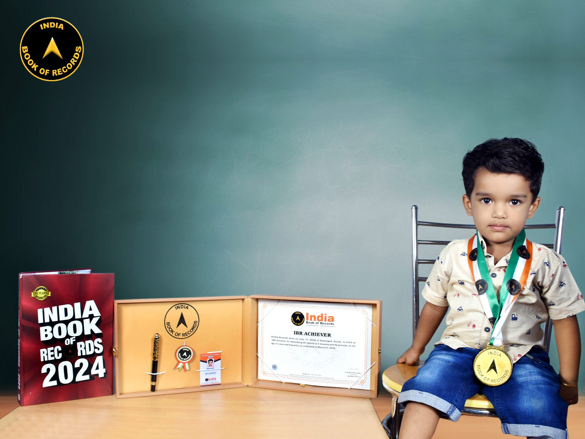 Rishik Reneesh - IBR Achiever - India Book of Records