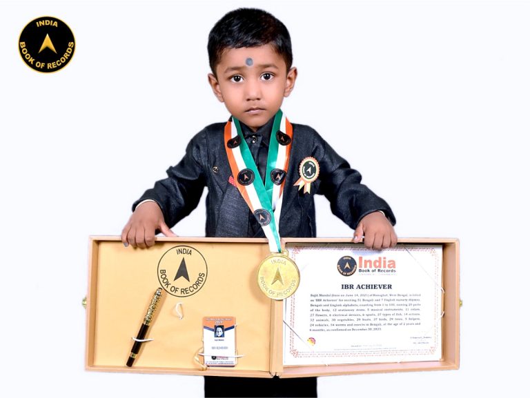 Sujit Mondal - IBR Achiever - India Book of Records