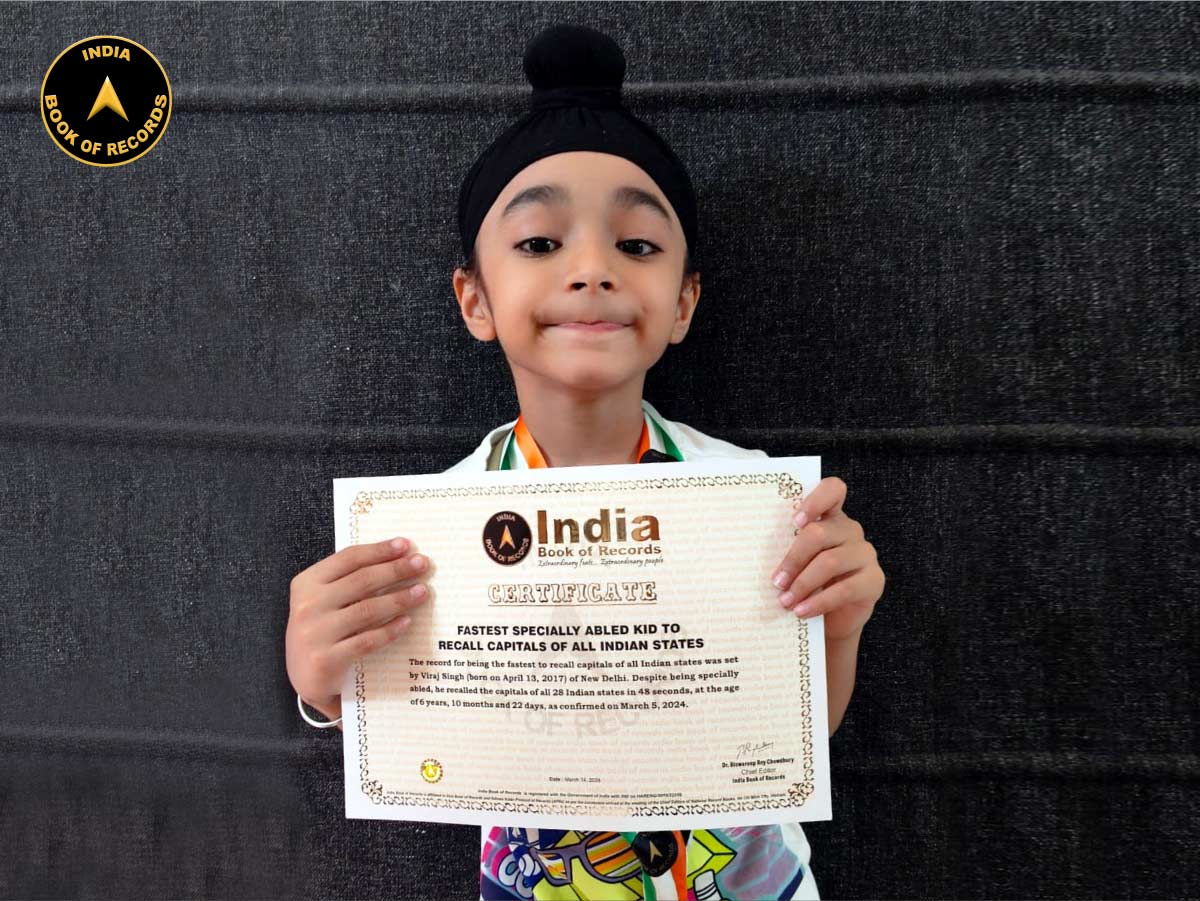 Fastest specially abled kid to recall capitals of all Indian states ...
