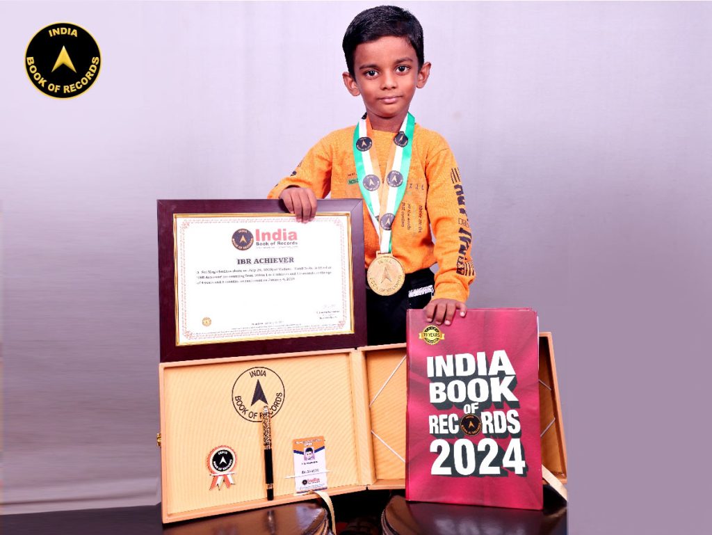 A. Sai Magizhndhan - IBR Achiever - India Book of Records