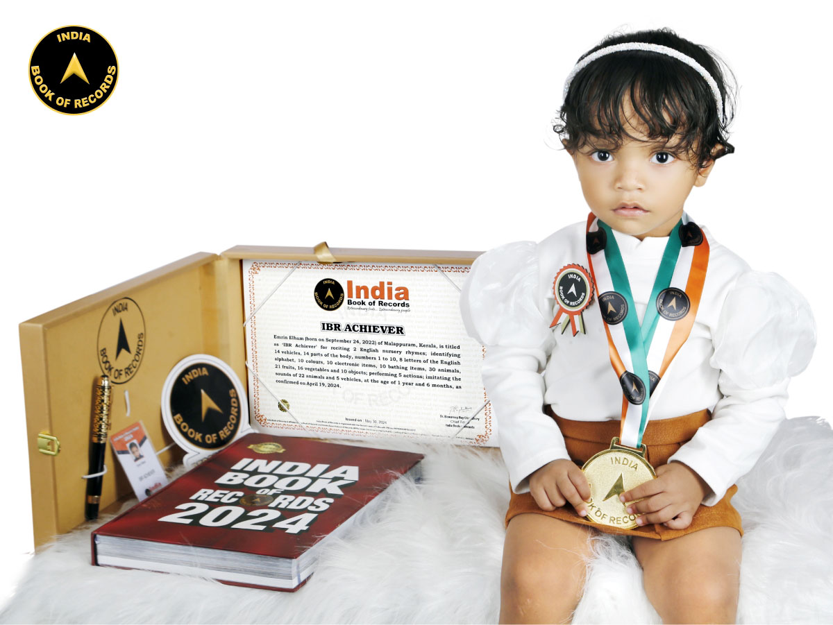 Emrin Elham - IBR Achiever - India Book of Records