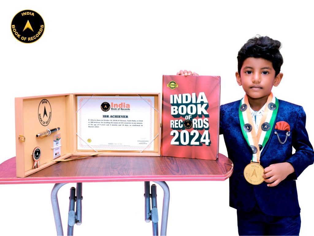 H. Atharva - IBR Achiever - India Book of Records