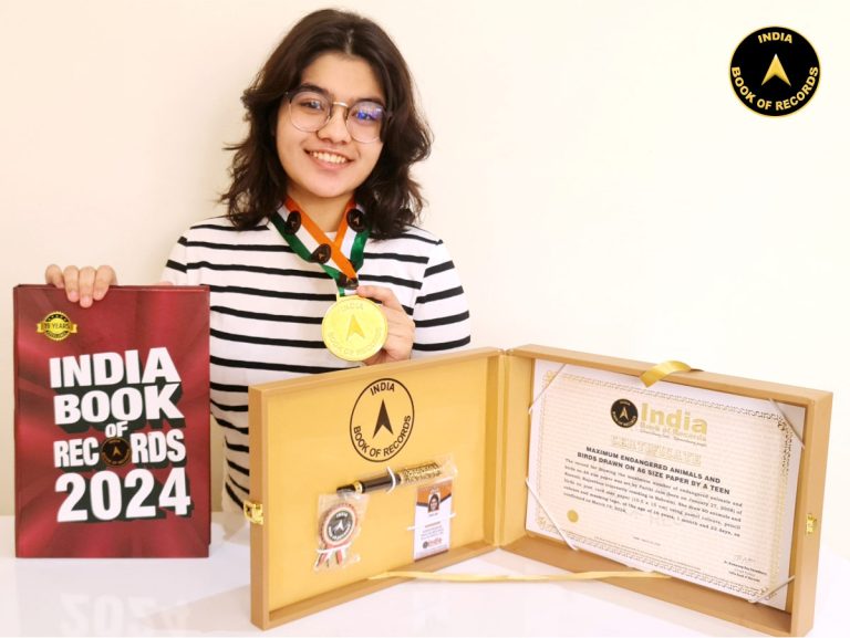 Maximum endangered animals and birds drawn on A6 size paper by a teen ...