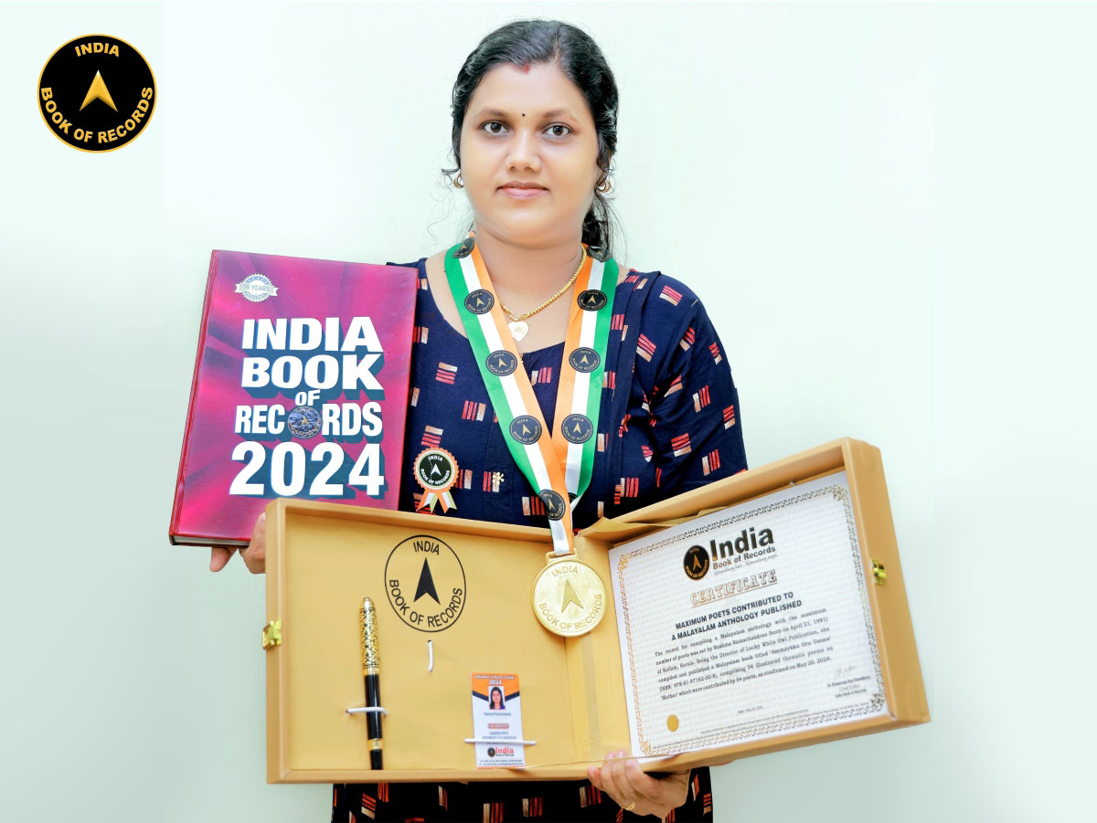 Maximum poets contributed to a Malayalam anthology - India Book of Records