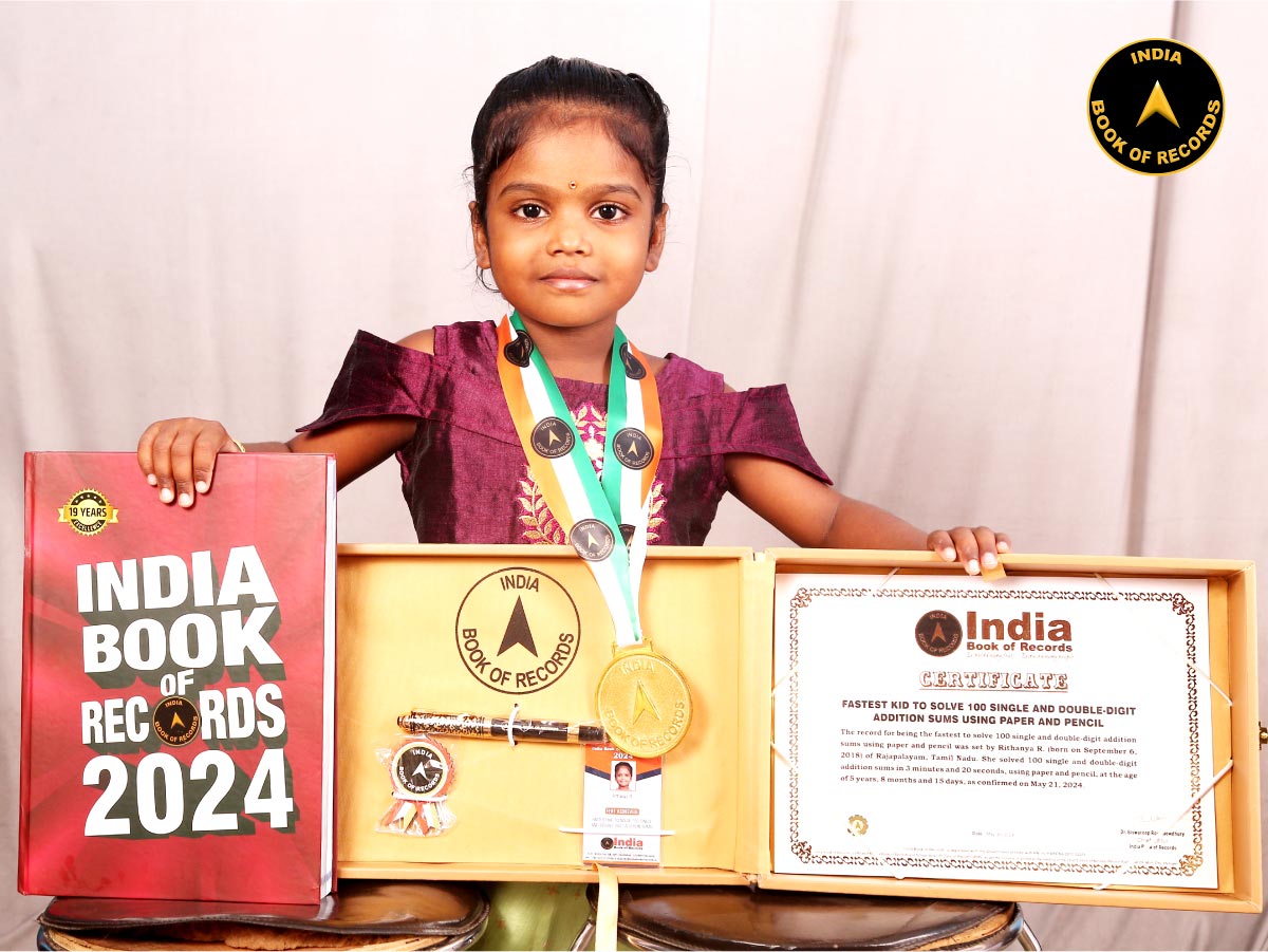 Fastest kid to solve 100 single and double-digit addition sums using ...