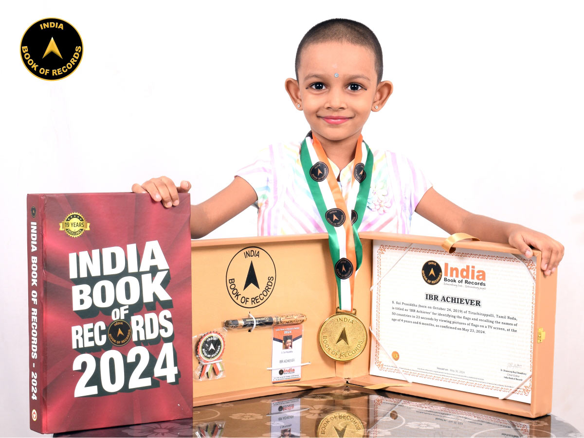 S. Sai Prasiddha - IBR Achiever - India Book of Records