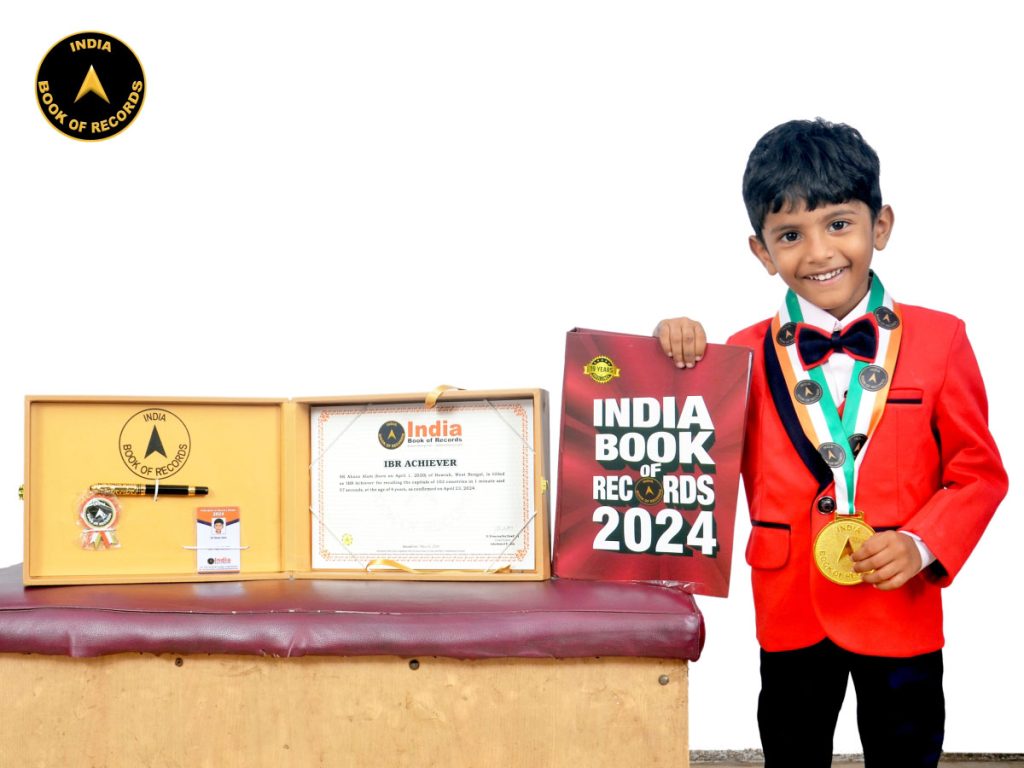 SK Ahaan Alam - IBR Achiever - India Book of Records