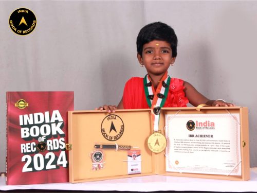 B. Tharunika Lakshmi - IBR Achiever - India Book of Records