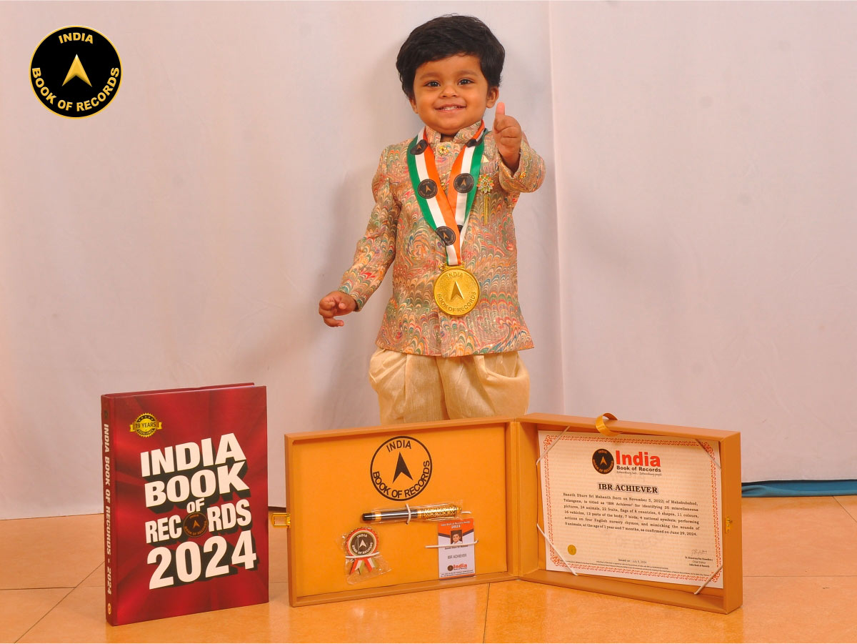 Banoth Dhurv Sri Mahanth - IBR Achiever - India Book of Records