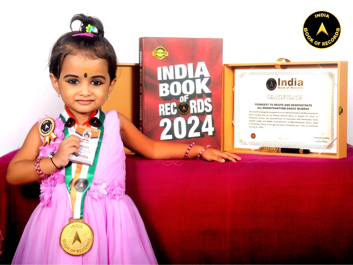 Youngest to recite and demonstrate all Bharatanatyam dance mudras ...